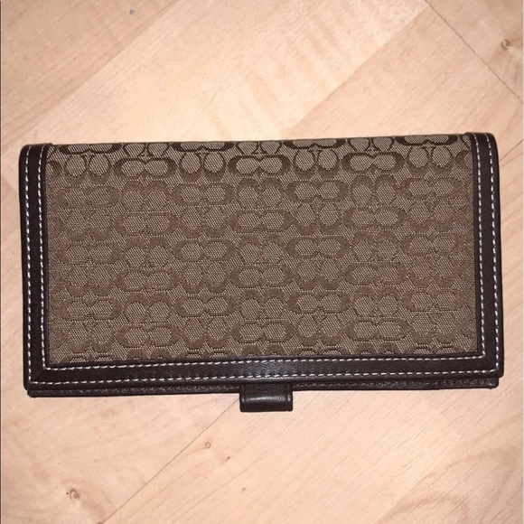 Coach | Bags | Coach Checkbook Wallet | Poshmark